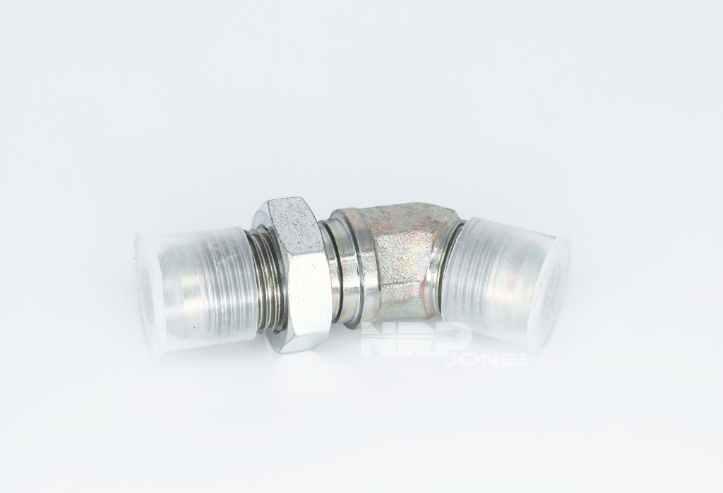 2702-LN Bulkhead 45° Tube Elbow Lock Nut - NRP Jones