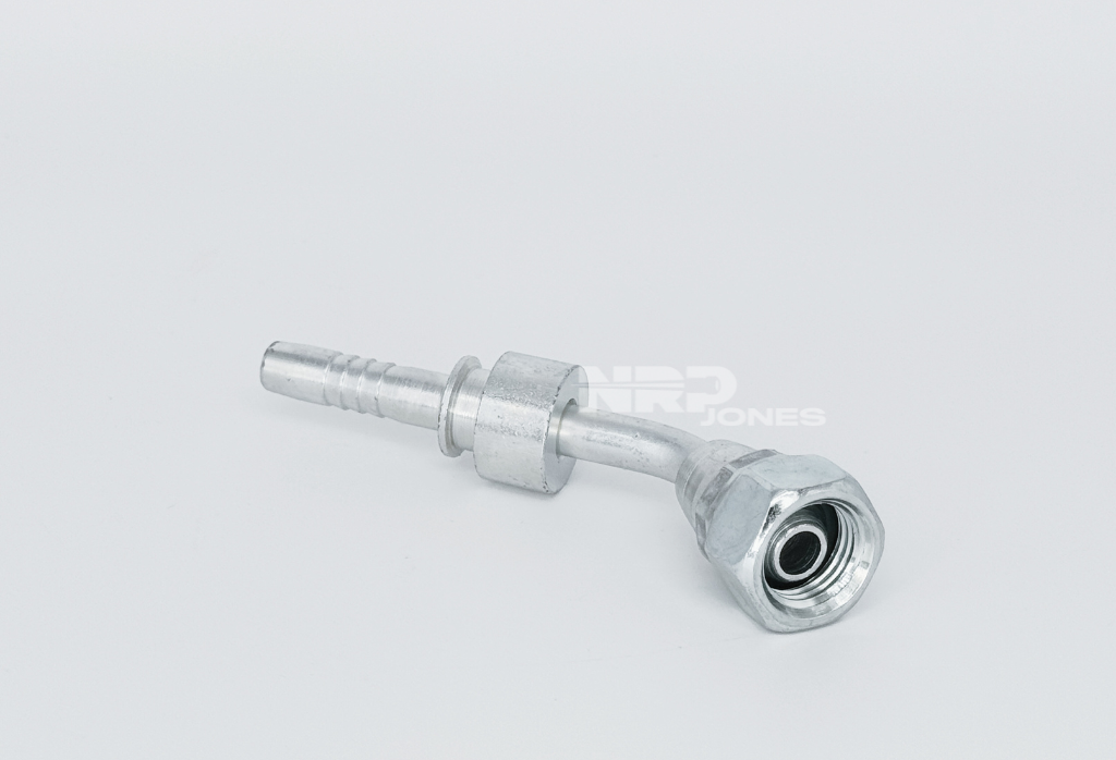 BSPP Swivel Female Cone 30° 45° Bent Stem - NRP Jones