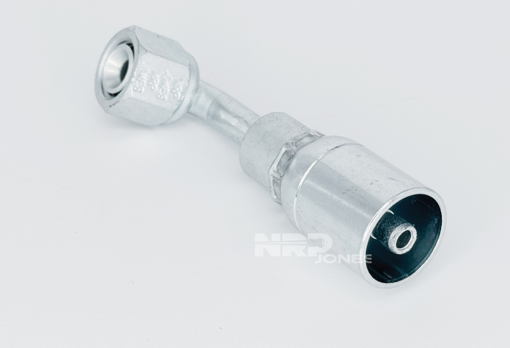 JIC 37° Swivel Female 90° Bent Tube Short Drop - NRP Jones